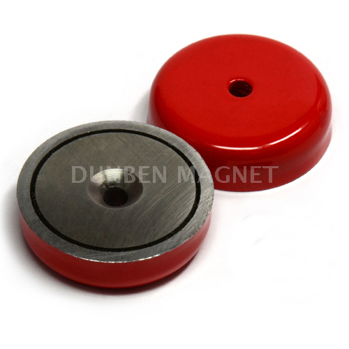 Alnico Shallow Pot Magnet ,Cast Alnico Round Base Magnet with ...