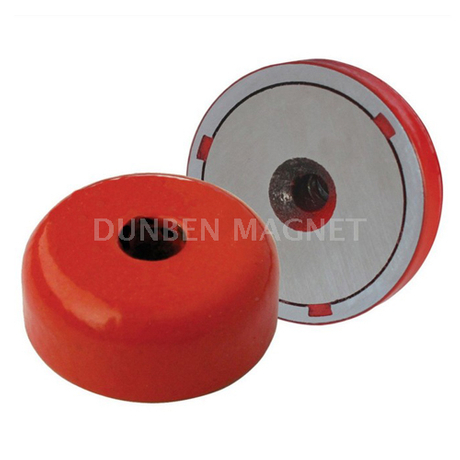 Alnico Shallow Pot Magnet ,Cast Alnico Round Base Magnet with ...